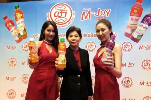 บุกตลาดน้ำผลไม้ผสมวุ้นน้ำมะพร้าว “M-Joy” และ“J-mix” ตั้งเป้ายอดขายทะลุ ...