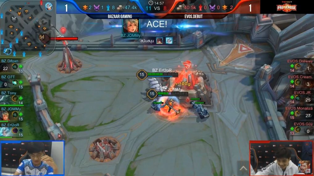 Bazaar เฉือน EVOS.DEBUT สุดมันส์ ศึก ROV โปรลีก - APR เก็บชัยส่งท้าย ...