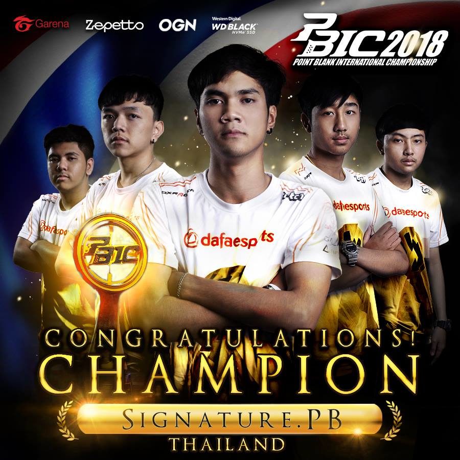Signature.PB ทีมอีสปอร์ตไทย เชือด อินโด ซิวแชมป์โลกPoint Blank - ข่าวสด