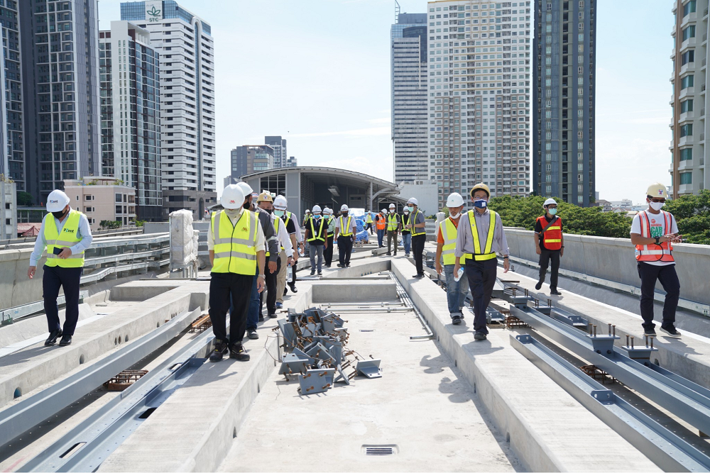 AMR ASIA เข้าตรวจรับรถไฟฟ้าสายสีทองรุ่น Bombardier Innovia APM 300 แบบ ...