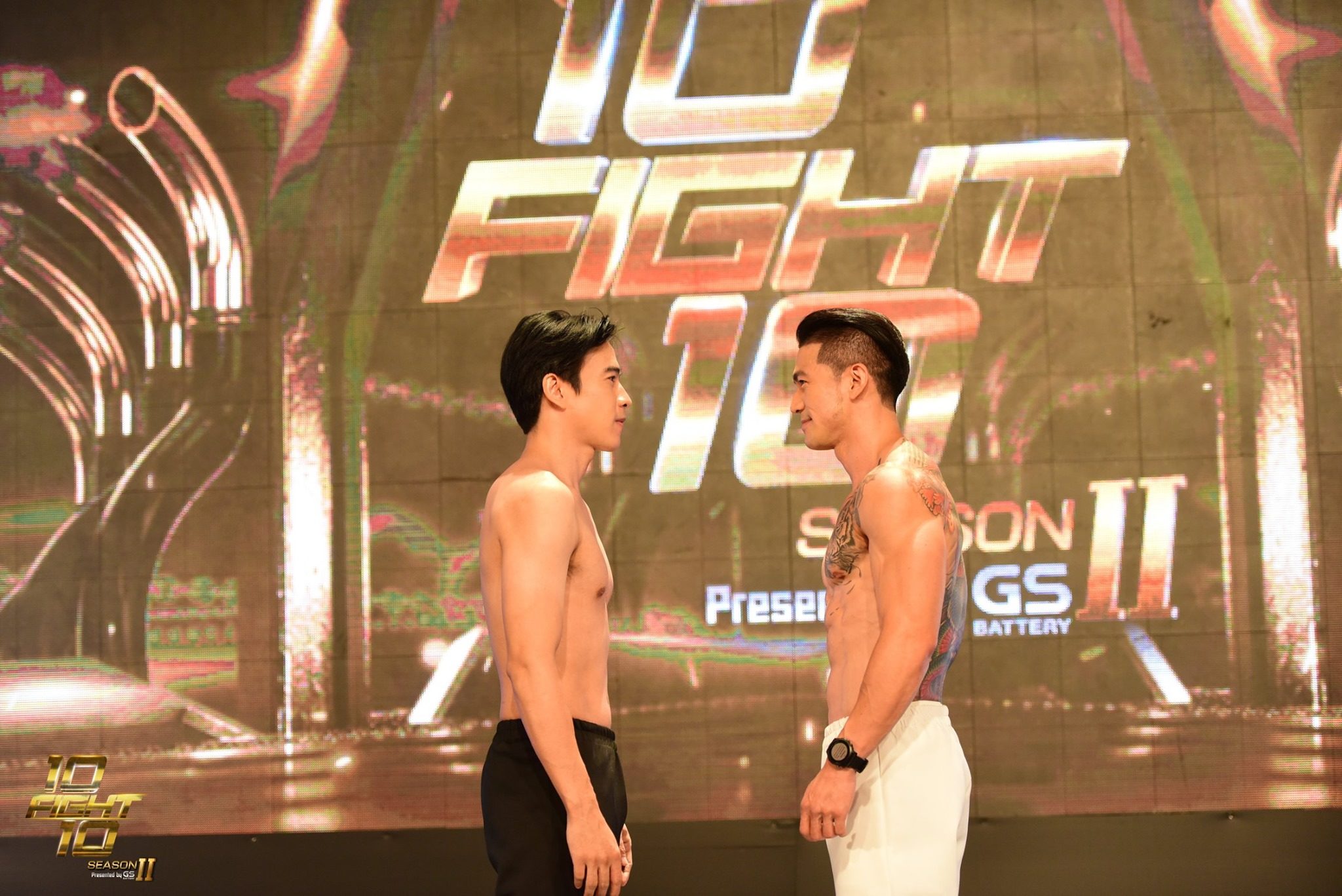 วัดกันชัดๆ เต้ VS บอล ชั่งน้ำหนักคู่เดือด ก่อนแลกหมัดทะลุสังเวียน 10Fight10