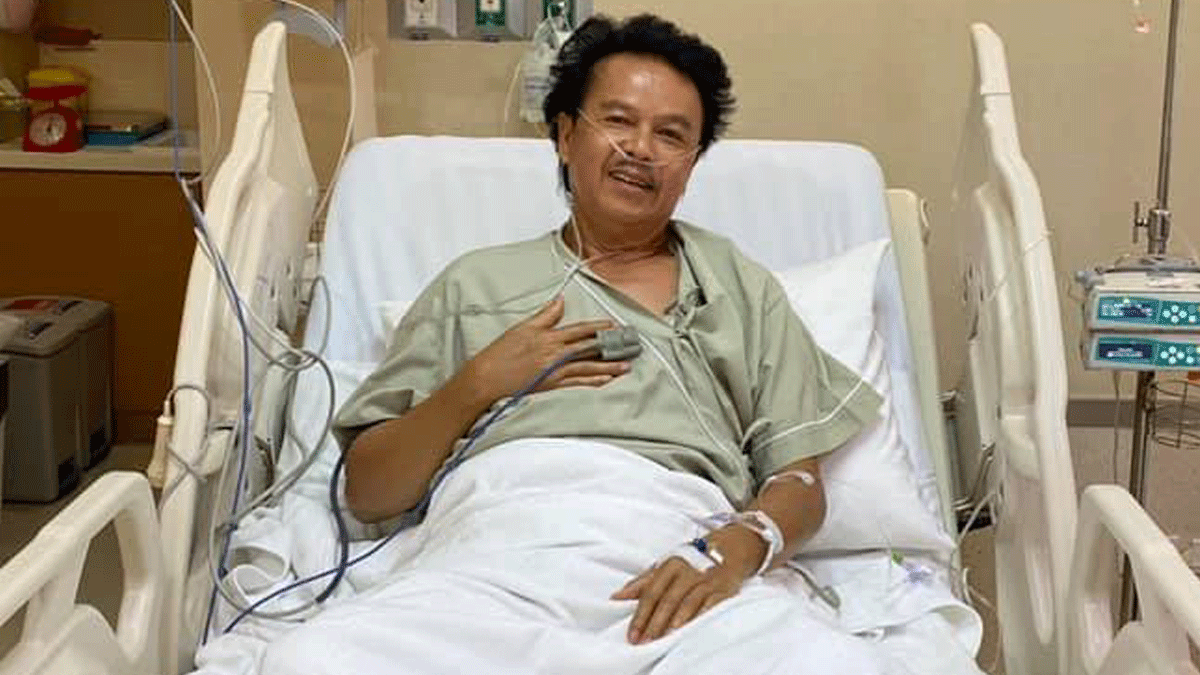 น้าหมู พงษ์เทพ แอดมิตICU ป่วยลิ่มเลือดอุดตันก้านสมอง