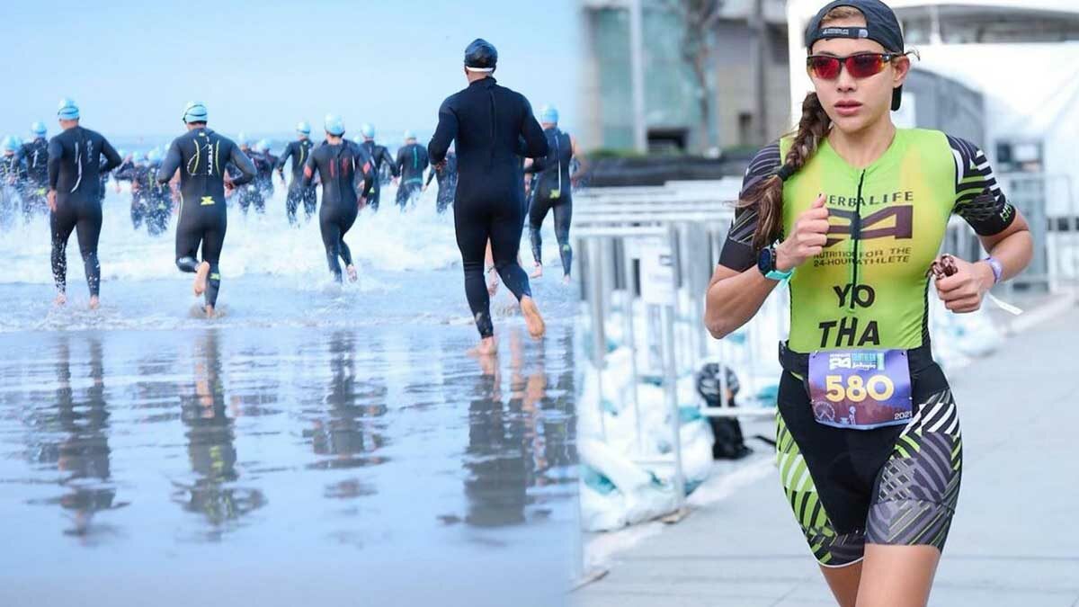 โย ยศวดี ก้าวผ่านความกลัว เข้าเส้นชัยในการแข่งขันไตรกีฬา - ข่าวสด