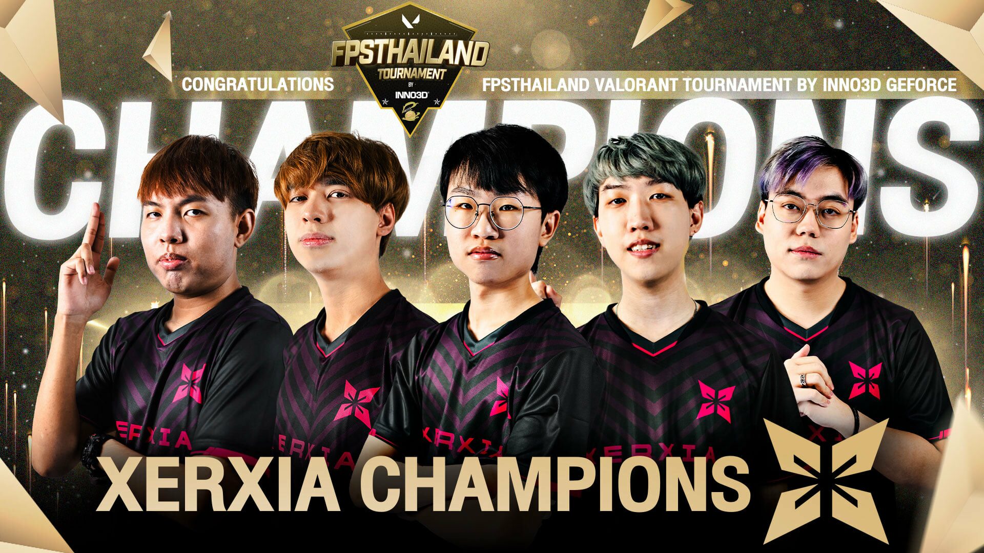 XERXIA ใช้เวลา 10 วัน ประเดิมแชมป์แรก หลังเปิดไลน์อัพ Valorant - ข่าวสด