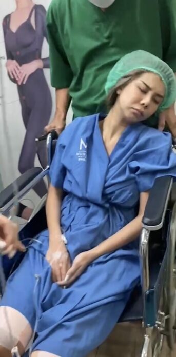 'โอลีฟ' หวิดเดี้ยง เจาะ 7 รูหน้าท้อง ดูดพุงหมาน้อยออก จ่อบินเกาหลีโขก ...