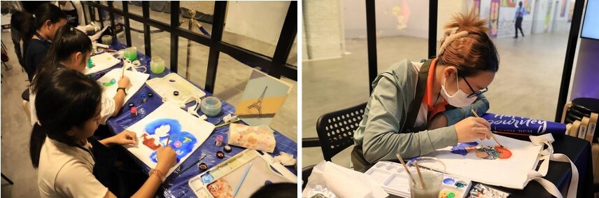 BEM “Art Learning Centre” Workshop “เพ้นท์ถุงผ้าด้วยสีอะคริลิก” ประเดิมคอร์สแรกสุดคึกคัก