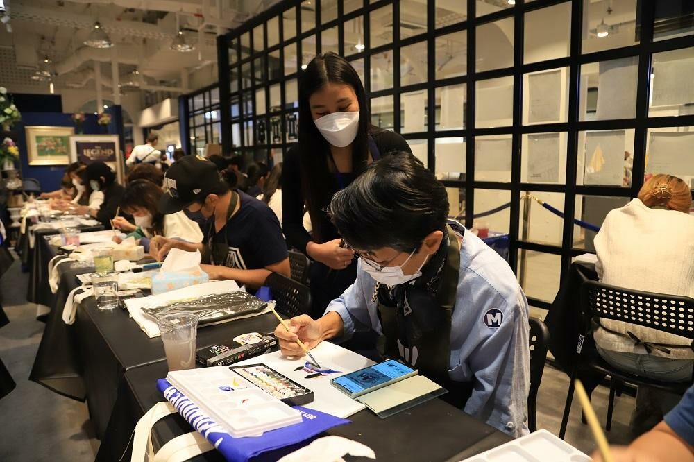 BEM “Art Learning Centre” Workshop “เพ้นท์ถุงผ้าด้วยสีอะคริลิก” ประเดิมคอร์สแรกสุดคึกคัก