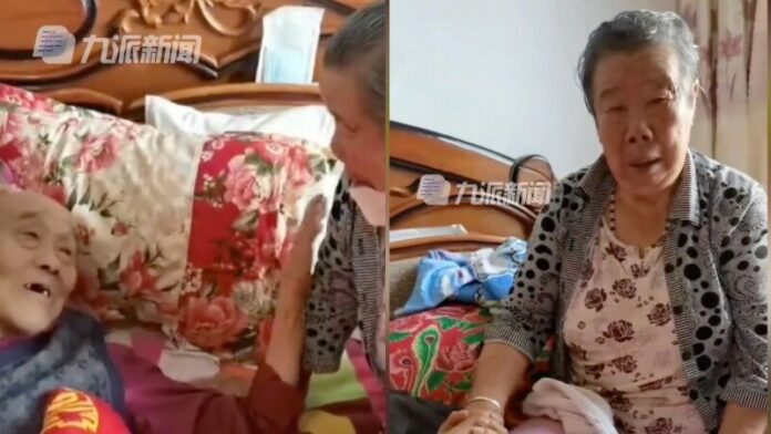 คุณย่าน้ำตาซึม สามีลูบหัวพร้อมคำขอสุดท้าย ใช้ชีวิตคู่ 64 ปี ก่อนจากไปอย่างสงบ