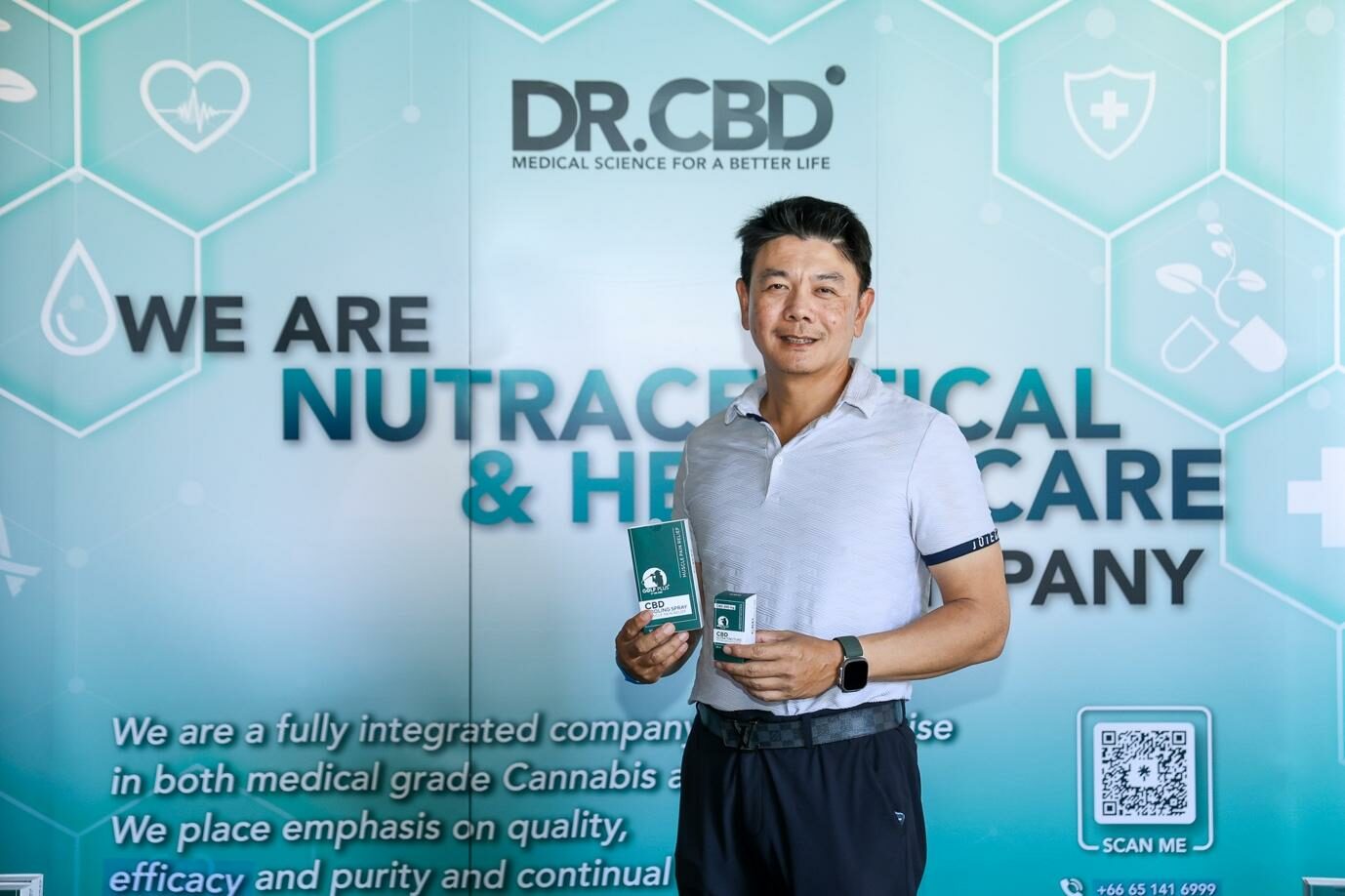ดร.ซีบีดี (Dr. CBD) จับมือ กอล์ฟ ชาแนล (Golf Channel Thailand) ร่วมมือในงานด้านวิจัย เปิดตัว ...