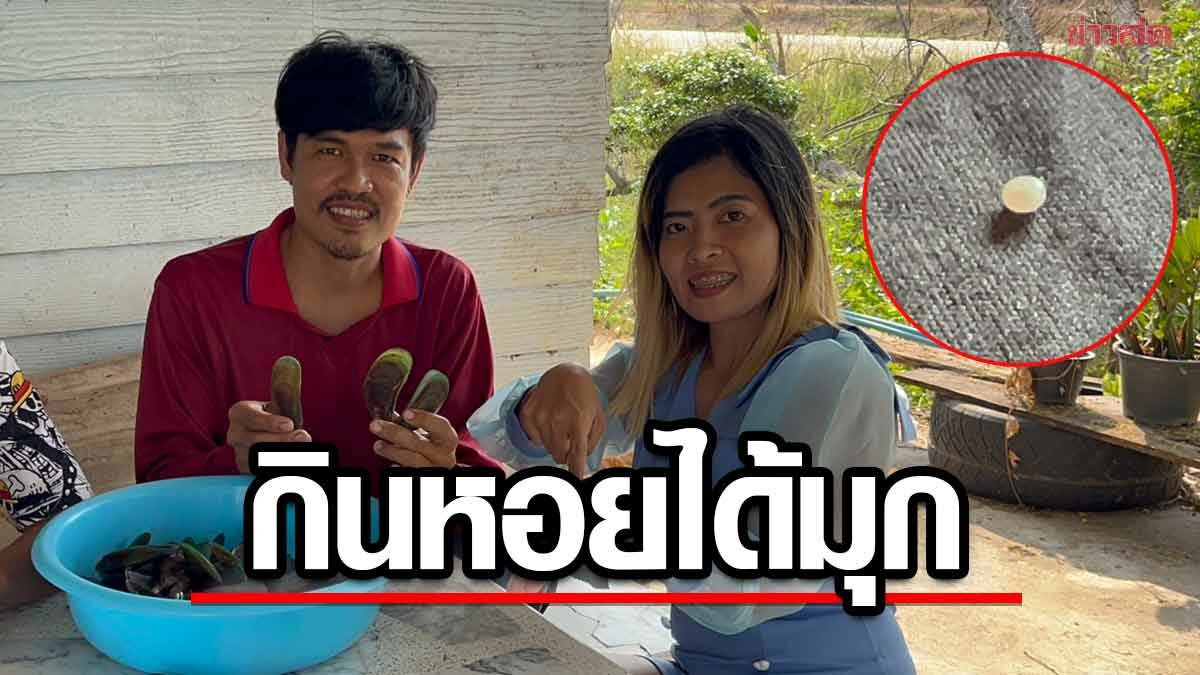 ซื้อหอยมากิน กัดคำแรก รีบคาย เอาออกมาดู ถึงกับสะดุ้ง เจอมุกแวววาว ข่าวสด