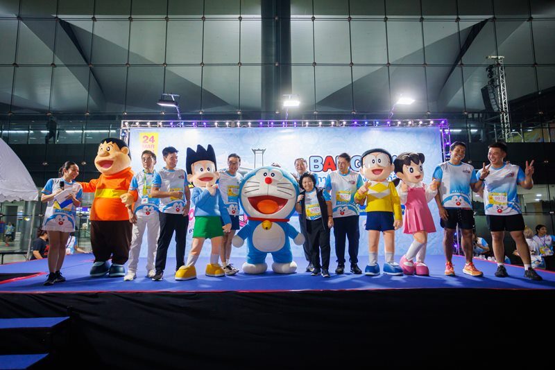 พวงเพ็ชร นำนักวิ่งกว่า 4 พันชีวิต ลงสนาม DORAEMON RUN 2024 ฉลอง 42 ปี ...
